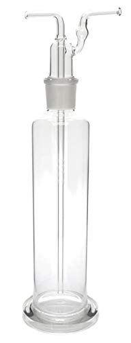 ABGIL BOROSILICATE GLASS GAS WASH BOTTLE WITH INTERCHANGEABLE HEAD ...