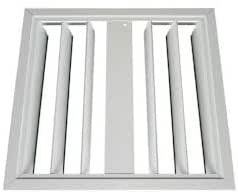 30" Master Flow Replacement Aluminum Automatic Whole House Fan Shutter ...