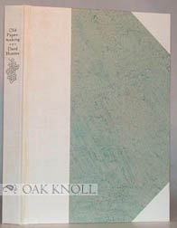 Old Papermaking: Dard Hunter: Amazon.com: Books