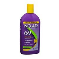 Amazon.com: NO-AD Sunscreen Lotion, SPF 60, 16 oz by No-Ad : Beauty ...