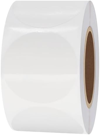 Hybsk Clear Retail Package Seals 1.5" Round Circle Wafer Stickers ...