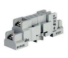 Idec SH1B-05 DIN Rail Mount Socket 1 Pole 5 Blade : Amazon.in ...