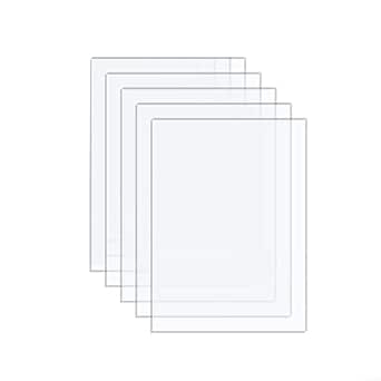Amazon.com: 5 PCS Clear Acrylic Sheets for DIY Projects, Art, and ...