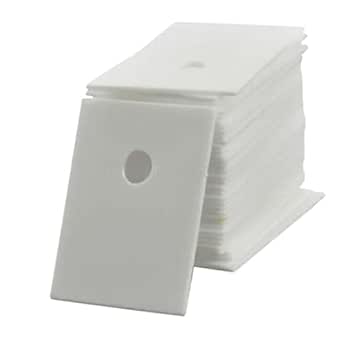 50PCS Ultra Thin Alumina Ceramic Sheets - Perforated Aluminum Nitride ...