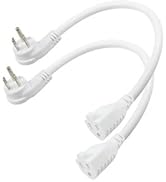 Amazon.com: SPARKING 90-Degree Flat Plug Short Extension Cord - 1.5FT ...