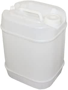 Amazon.com: 19L / 5 Gallon Jerrican (Natural) | Tamper Evident Screw Cap # 2 | Food Grade ...