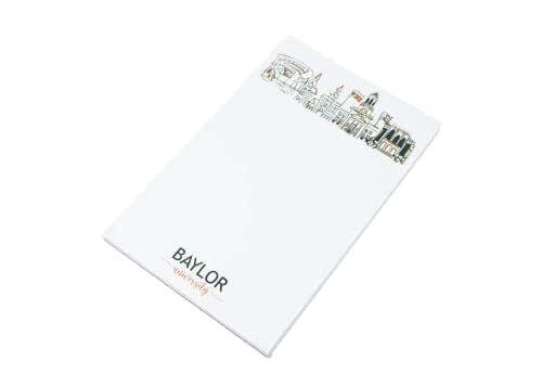 Amazon.com: Baylor University Campus Paper Skyline Notepad - Waco ...