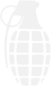Amazon.com: Grenade Snowboard Logo Vinyl Sticker Decal-LightGray-21 ...