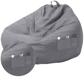 Amazon.co.jp: Shuiling ビーズクッションカバー カバーのみ リネン生地 多色選択 疲労解消 健康 安全 無味 カバー取り外し 洗濯可能 付け替えカバー おしゃれ 無地 ...