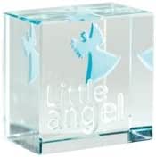 Amazon.com: Spaceform London Text Token Little Angel Blue: Unique ...
