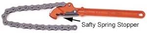 Hit Tools 02-CW8 26-1/2" Chain Pipe Wrench, 9" Capacity with 33-3/8 ...