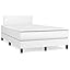 LoogCape Boxspringbett mit Matratze, Weiß 90 x 190 cm, Kunstleder ...