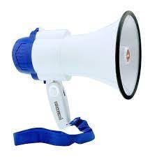 Battery Included- 100 Watt in Multi colorGum-Tea, Handheld Megaphone ...