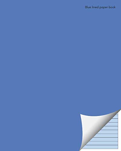 Blue writing book: Dylexia writing book/ exercise book - Blue lined ...