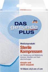 DAS Healthy Plus Sterile Compresses, 1 x 10 Medicinal Product : Amazon ...