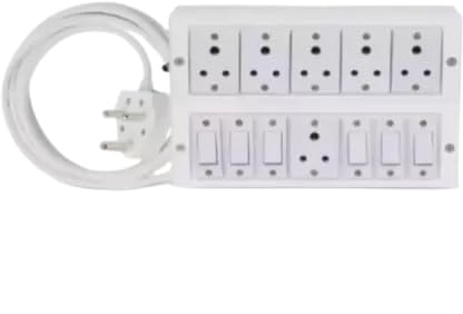 BAHUL 6+6 4 Meter Long Wire Extension ISI Parts 6 Socket Extension ...