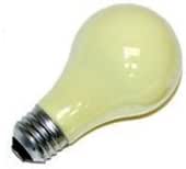 Sylvania A19 Incandescent, 100W Yellow Bug Light, 120V, 2 Pack ...