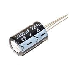 ElectroBot Electrolytic Capacitor 2200 Micro Farad 25 Volt, 5 Piece ...