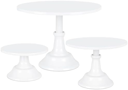 Amazon.com: NIANDAIXIU 3 Pcs Metal Cake Stand, Cake Pop Stand Set of ...