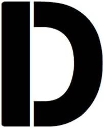 Amazon.com: 11x14 Large Letter Stencil from 4 Ply Mat Board -LetterD
