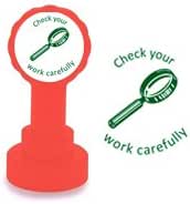 Check your work carefully. Teacher Stamp. Quality Xclamations Mount ...