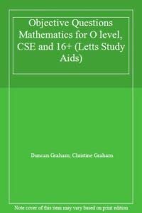 "O" Level Objective Questions (Letts Study Aid) : Graham, Duncan ...