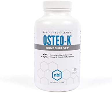 Amazon.com: NBI Osteo-K Bone Support | Vitamin D & K Complex with ...