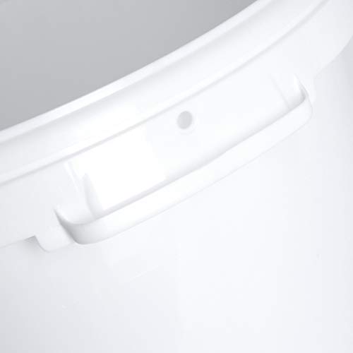 OIPPS 30 Litre Buckets White Plastic with Lid | Garden Outdoor Store