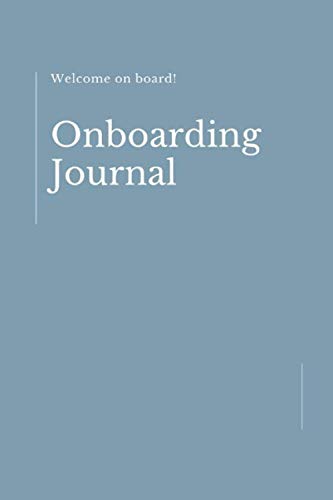 Onboarding journal. Welcome on board! Gift for new employee with place ...