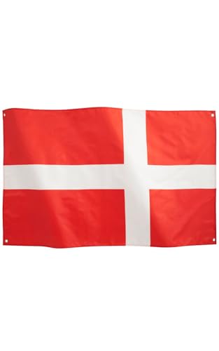 Runesol Denmark National Flag 3×5, 91x152cm, Danmark Dannebrog 4 ...