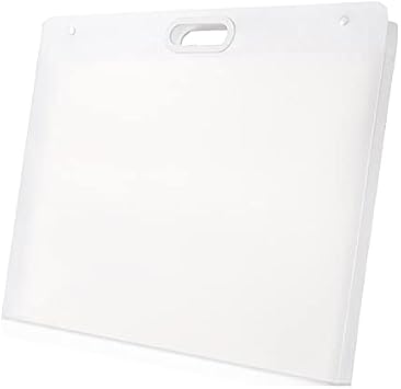 Sohynca Plastic Art Portfolio, Large Art Portfolio with Handles ...