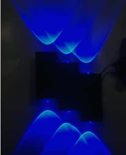 LEDOLUX 2 Way Color Changing Wall Light Waterproof Shockproof Creative ...