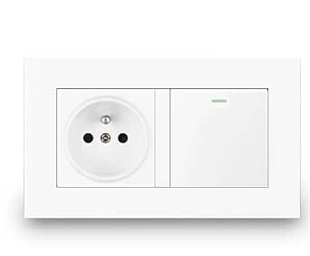 French Standard Socket, France/Poland/Belgium Wall Embedded for Home ...