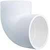 Amazon.com: TALEGEN 5 Pack 2" PVC 90 Degree Elbow Pipe Fittings (Socket ...
