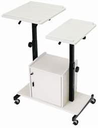 Amazon.com: AV Multimedia Presentation Cart with Dual Height Adjusting ...