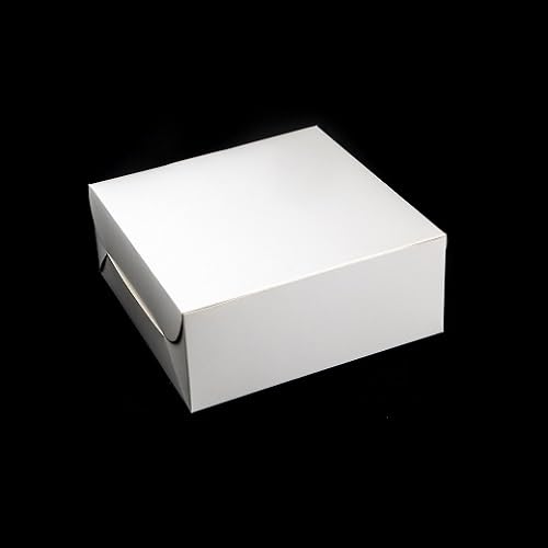 Buy Bhavishya Duplex Cake Box without Window, 350 GSM (Pack of 25) (12x12x4) Online at Low ...