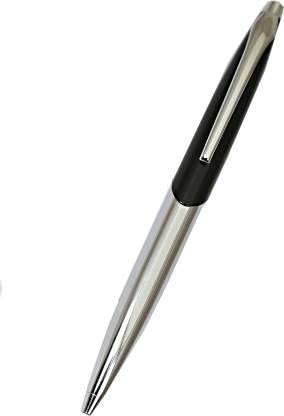 Amor | Cross Cut Ball Pen - Metal Ball Pen - Black and Silver Body ...