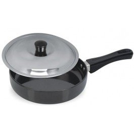 Buy Varun Aura Aluminium Fry Pan with Lid, 20cm Online at Low Prices in ...