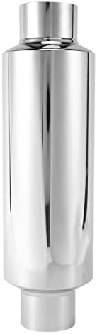Amazon.com: QONIA Car Exhaust Muffler 2.5 Inch Inlet Stainless Steel ...