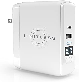 Amazon.com: Limitless PowerPro Go 10,000mAh Power Bank 3-in-1 Wall ...