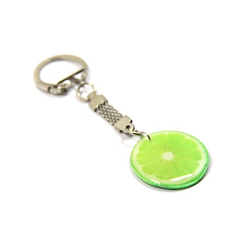 Amazon.com: Handmade Green Lime Fruit Keychain Handbag Charm Citrus ...