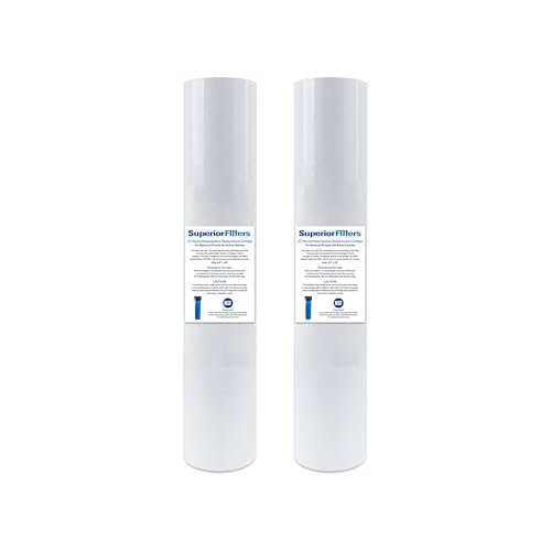 SUPERIOR 20 Micron Sediment Filter - 20 x 4.5 Whole House Water Filter ...