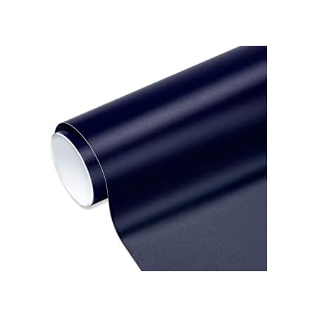WISDOM™ Matte Navy Blue Vinyl Wrap Sheet for Car & Bike Self Adheisve ...