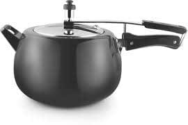 PNB Kitchenmate Hard Anodised Onyx Pressure Cooker with Induction Base ...