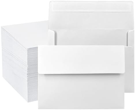 VANRA 150 Pack A6 Invitation Envelopes for 4x6 Greeting Cards Self Seal ...