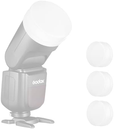 Amazon.com : Supon V1 Diffuser Dome Kit for Godox V1 Round Head Flash ...