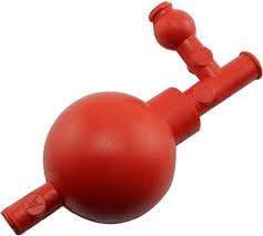 E-MEDI-Pipette Bulb used in chemistry, biology With 3 Valves : Amazon ...