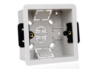 European, British, International Flush Mount Plastic Electrical Wall ...