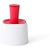 Amazon.com: Chef'n QuickPit Cherry Pitter Preserve Prep Lid (Baking White/Cherry): Home & Kitchen