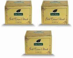 Pure Roots Gold Bleach Cream (42) gm (Pack of 3) : Amazon.in: Beauty